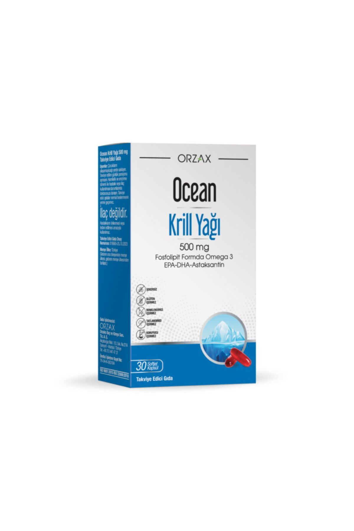 Krill Oil 500 Mg Omega 3 30 Softjel Kapsül